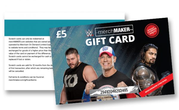 Voucher card printing using a scratch card solution & technology