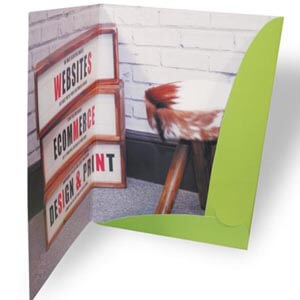 Premium presentation folders printing - Northstar Design
